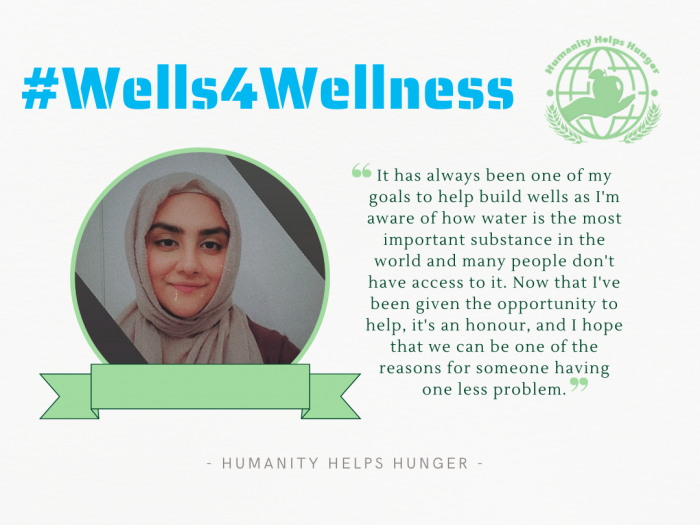 Sana's #Wells4Wellness w/ HumanityHelpsHunger | LaunchGood | LaunchGood