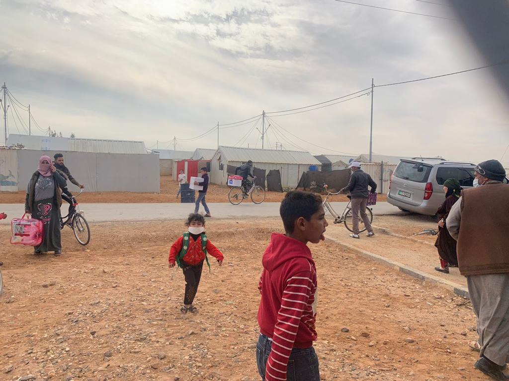 Azraq Syrian Refugee Camp Distribution | LaunchGood
