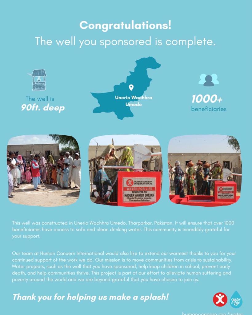 Help us build a legacy of Water Wells for our sweet baby Huda | LaunchGood