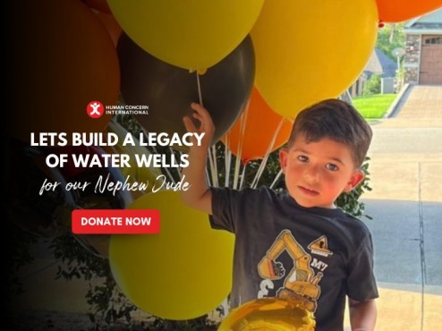 Help us build a legacy of water wells for our sweet nephew Jude ...
