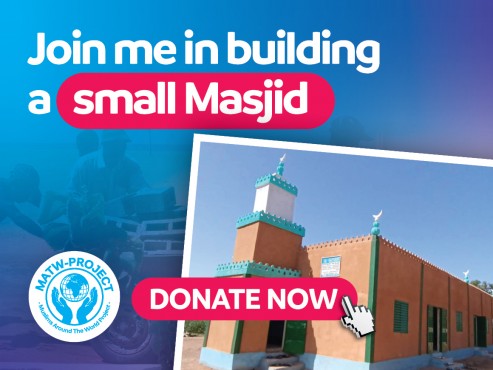 Build a masjid in the loving memory of my father and sister ...