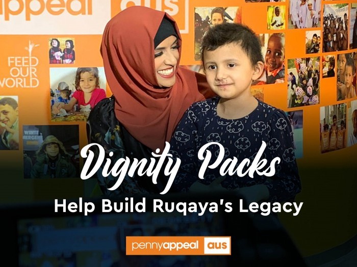 Provide hygiene packs to vulnerable girls and help build Ruqaya's ...