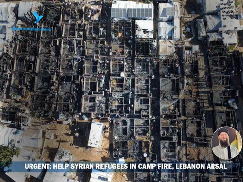 Hassan Shibly : Help Syrian Refugees In Camp Fire, Lebanon Arsal ...