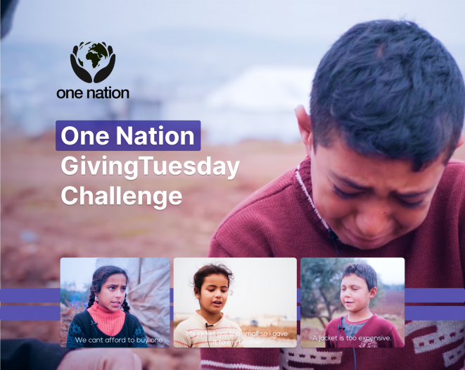One Nation - Winter Aid In Syria | LaunchGood | LaunchGood