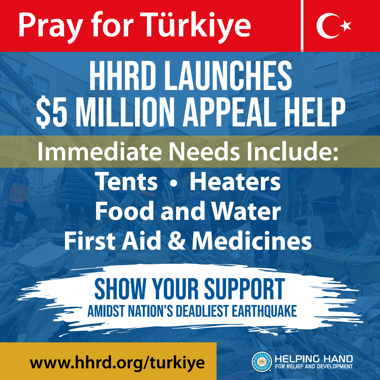 Turkey Earthquake Relief | Helping Hand for Relief and Development ...