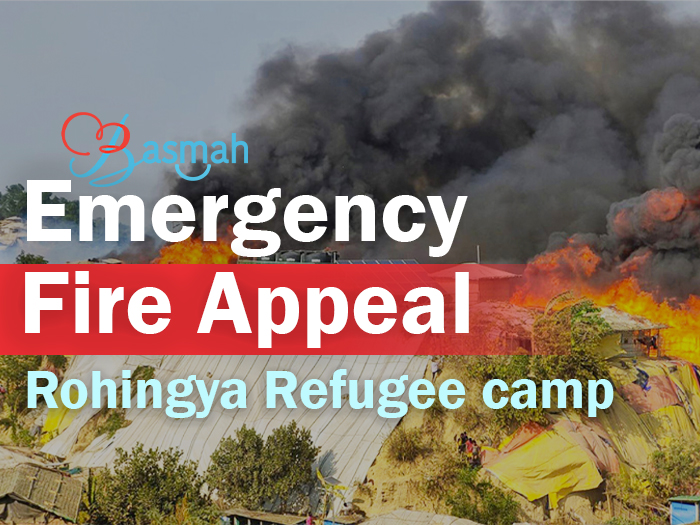 Emergency Fire Response - Rohingya refugee camp in Bangladesh | LaunchGood