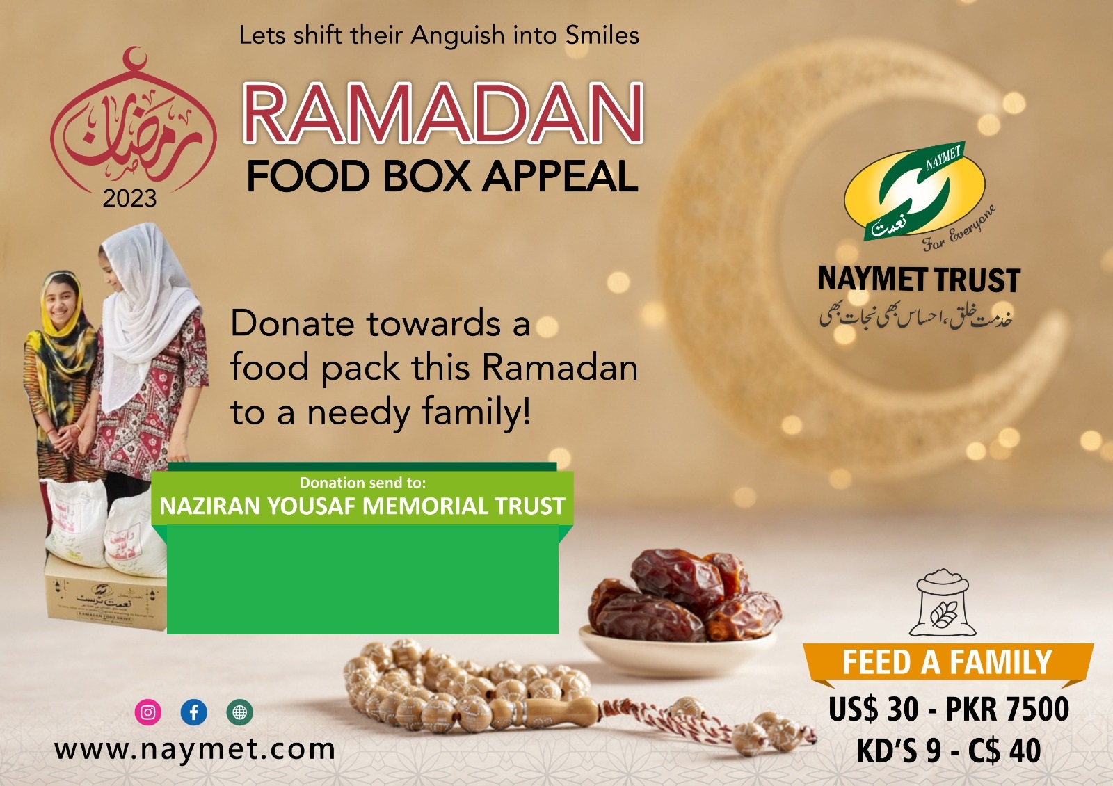 Ramadan Food Drive- Feed the Deserving- Sadaqah and Zakat | LaunchGood ...