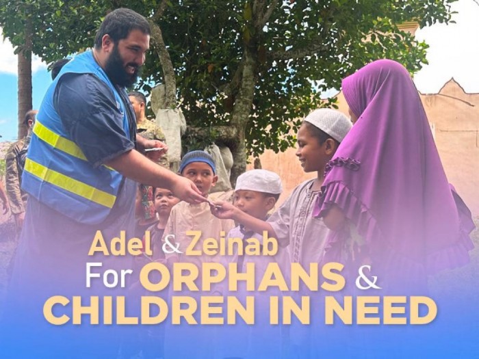 Adel and Zeinab For Orphans and Children in Need | LaunchGood
