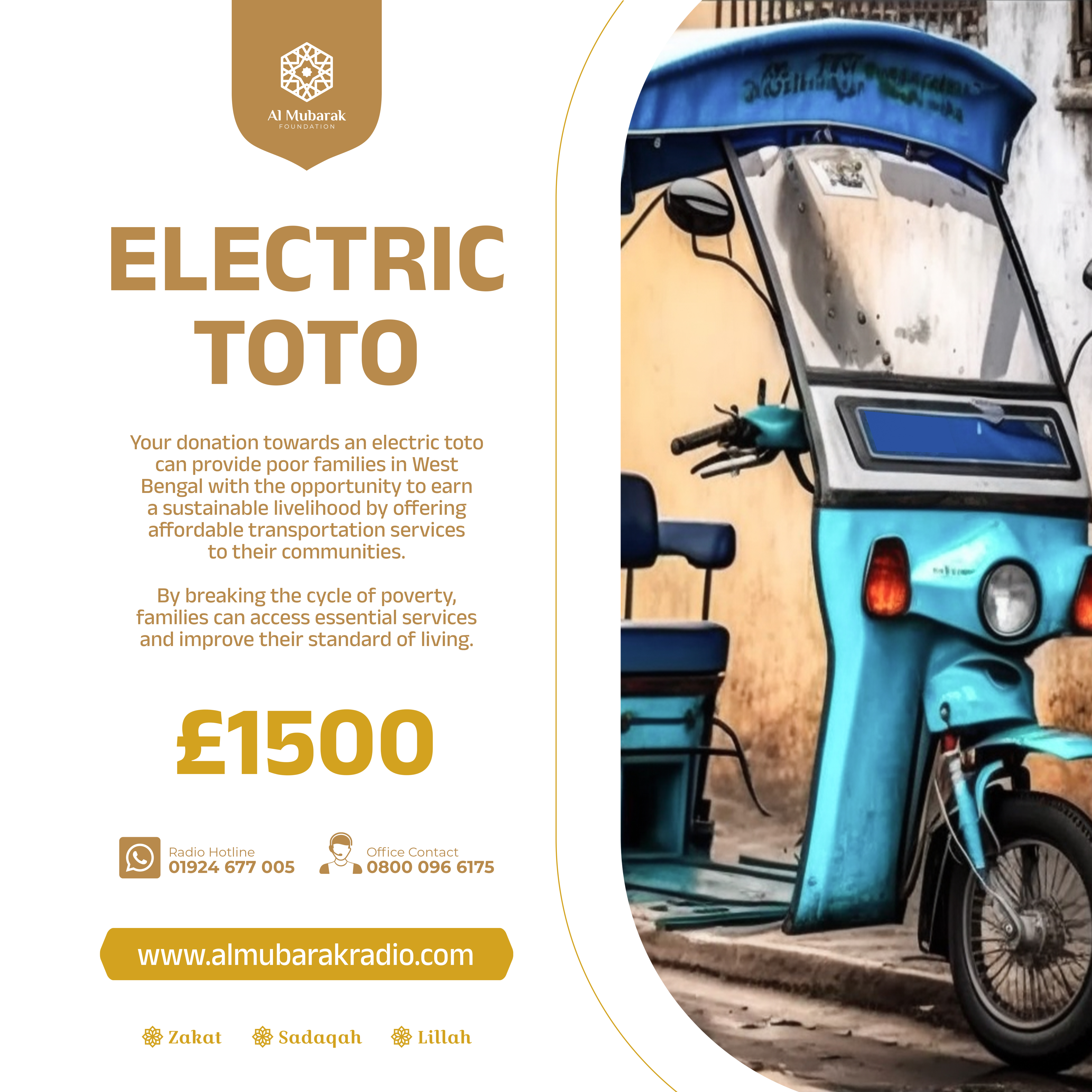 Electric Toto | LaunchGood | LaunchGood