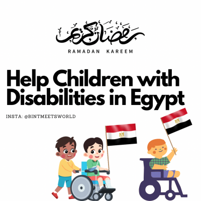 Help Children With Disabilities In Egypt | LaunchGood | LaunchGood