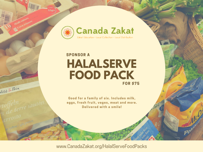 Halal Serve Food Packs | LaunchGood | LaunchGood
