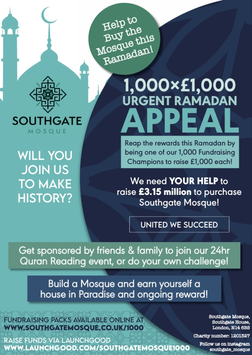 Khatija Patel 5K Walk For Southgate Mosque | LaunchGood | LaunchGood