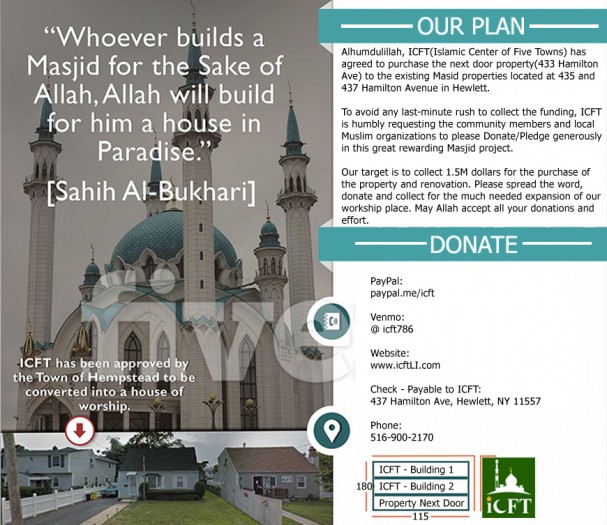 Islamic Center of Five Towns Expansion Project | LaunchGood | LaunchGood