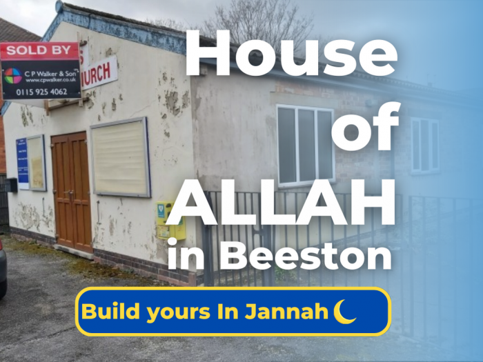 New Masjid in Nottingham - Church to House of Allah! | LaunchGood ...