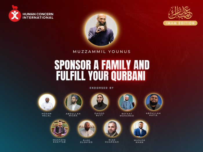 Sponsor a Family and Fulfill Qurbani with Muzzammil Younus | LaunchGood | LaunchGood