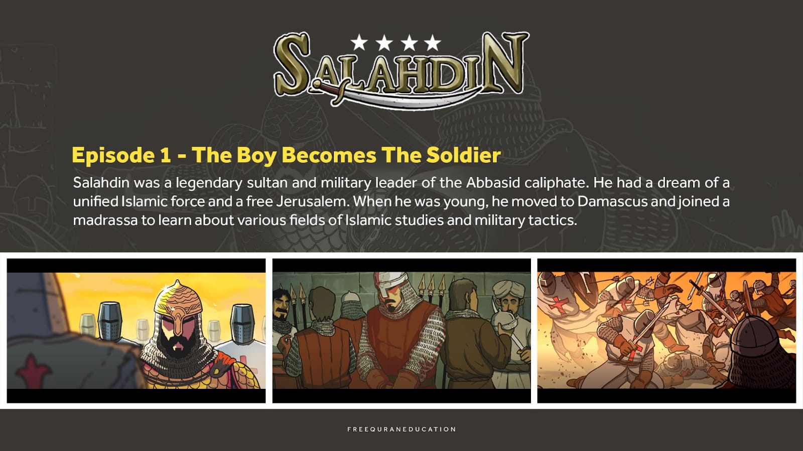 Salahuddin Al-Ayyubi: The Legendary Hero of Islam: Animated Series by ...