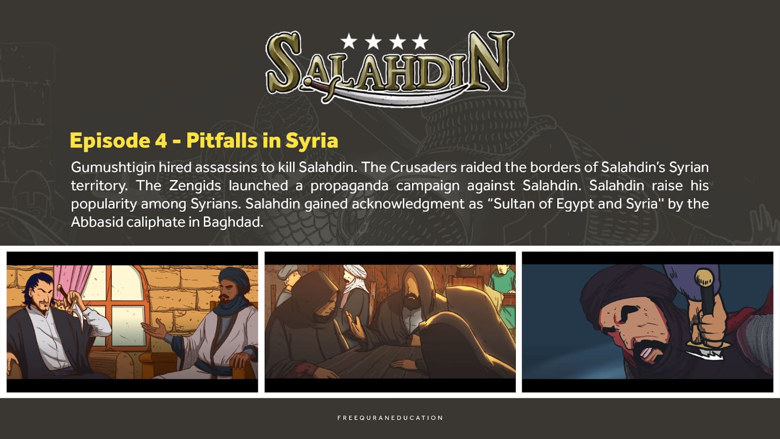 Salahuddin Al-Ayyubi: The Legendary Hero of Islam: Animated Series by FreeQuranEducation ...