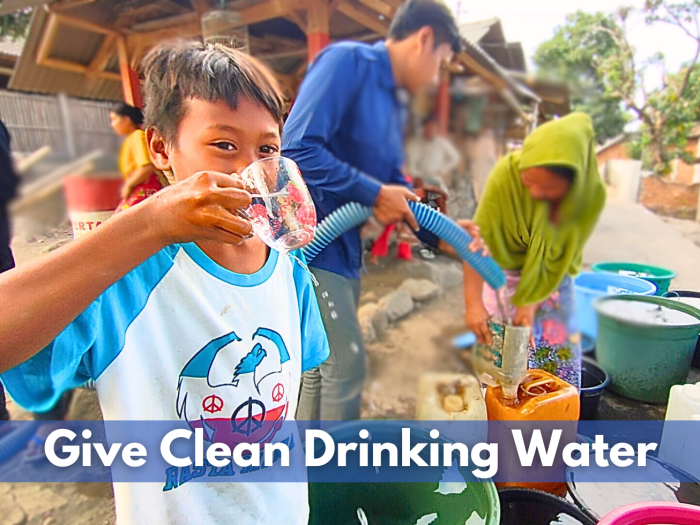 Every Drop Counts: Give Clean Water to Indonesia | LaunchGood | LaunchGood