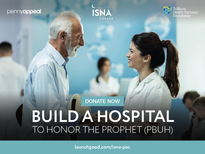 Build a Hospital in Mississauga with ISNA | LaunchGood | LaunchGood