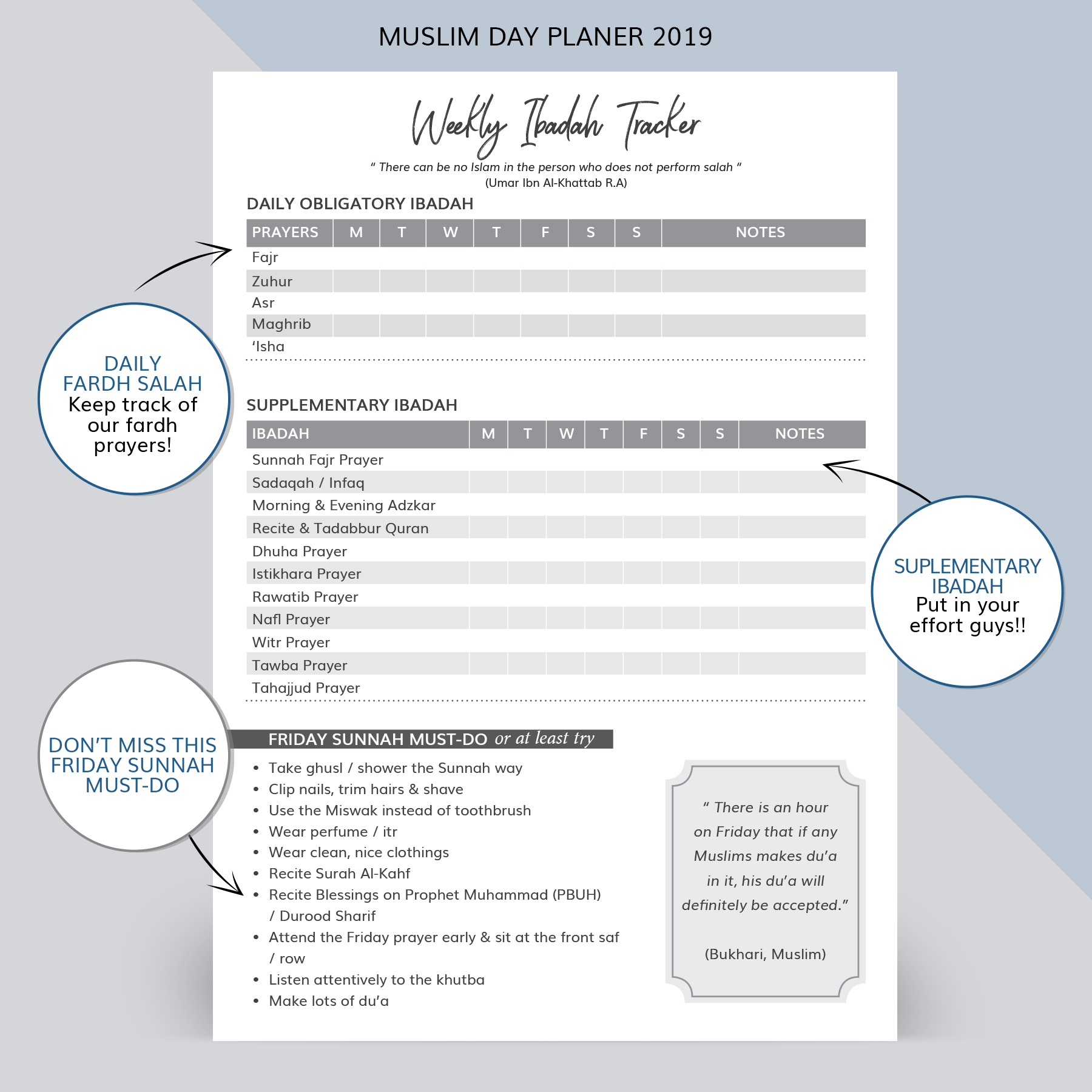 The Ultimate Muslim Day Planner | LaunchGood