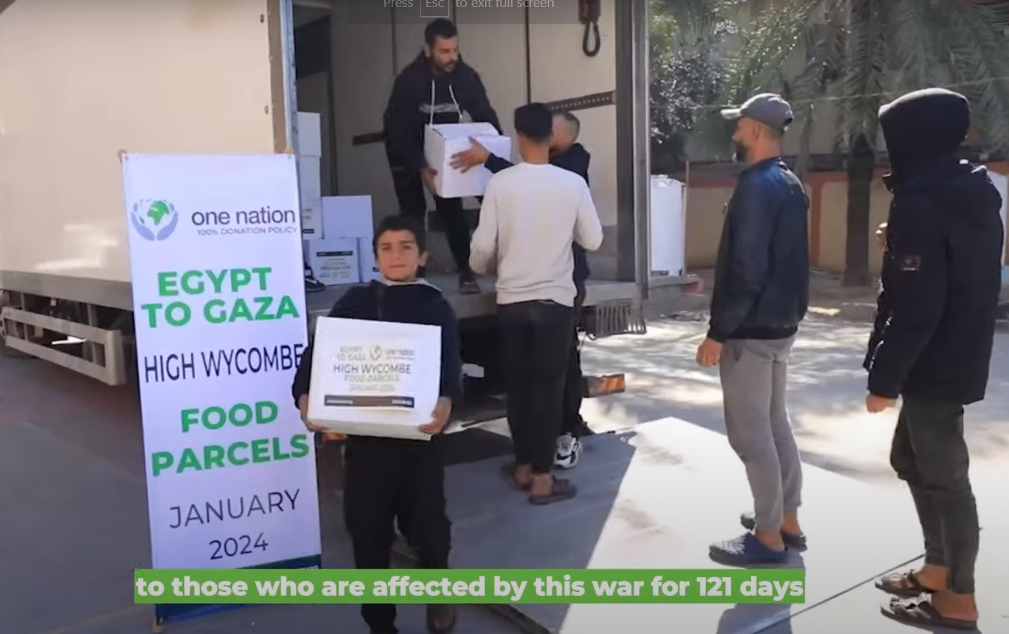 Help Gaza Now - One True Message Foundation | LaunchGood | LaunchGood