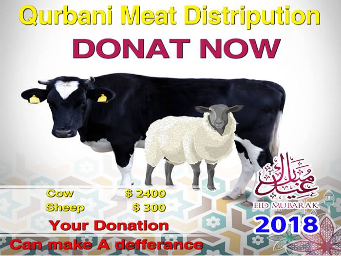 Distributing Qurbani meat in the Gaza Strip | LaunchGood | LaunchGood