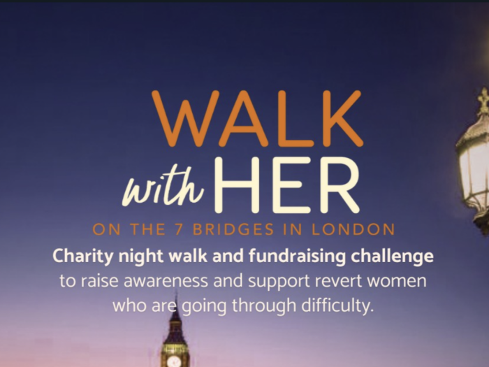 Raheemah, Amandeep, Nushrat, Shima and Davinder's walk with revert ...