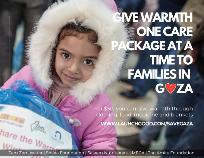8th Annual Gaza Winter Relief - Zam Zam | LaunchGood