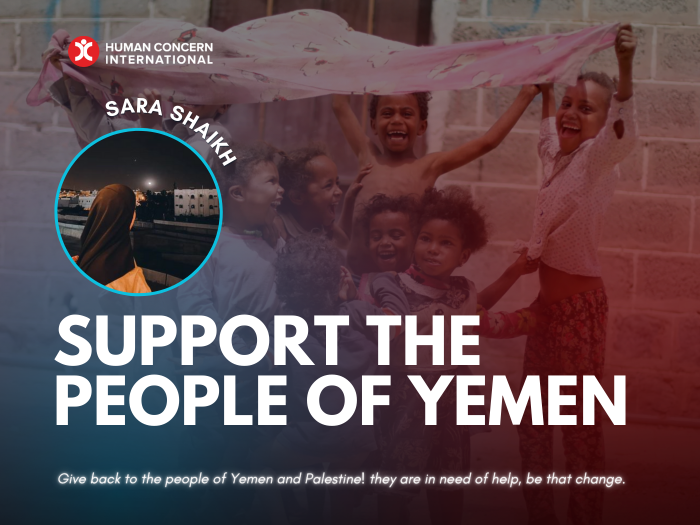 Support the People of Yemen, with Sara Shaikh | LaunchGood | LaunchGood