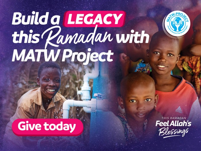 Build a Masjid and Well with MATW this Ramadan! | LaunchGood | LaunchGood