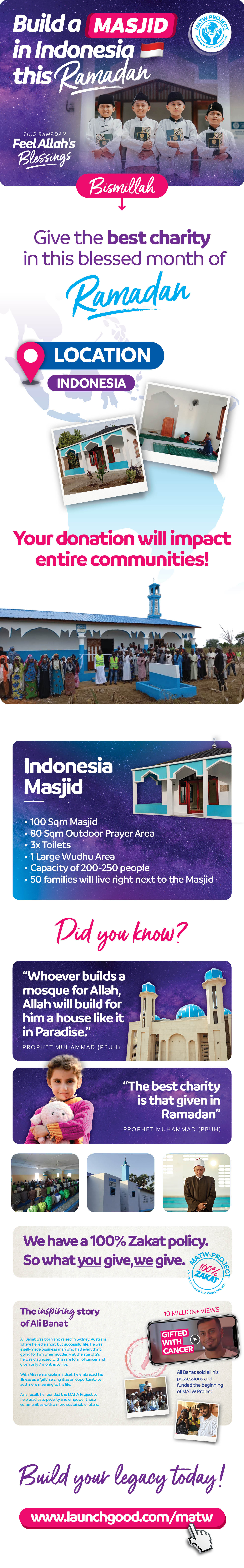 Build a Masjid with Zeynep! | LaunchGood | LaunchGood