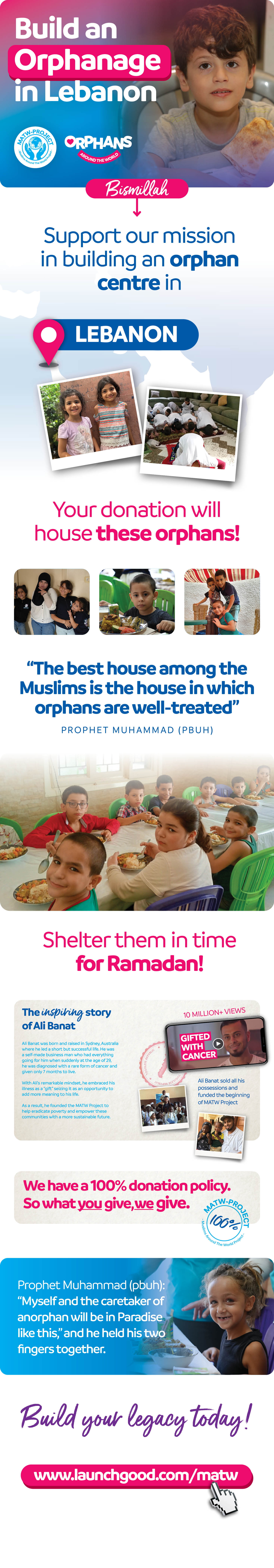 Build an Orphanage in Lebanon with Hiwa! | LaunchGood