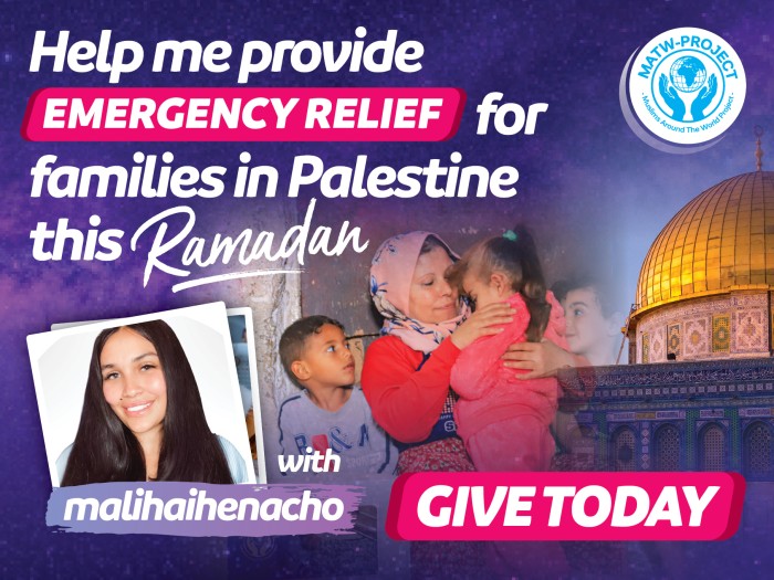 Save Lives in Palestine this Ramadan with Maliha Khan! | LaunchGood ...