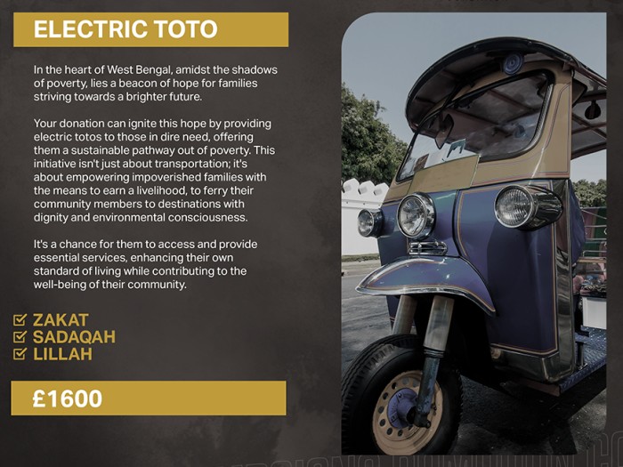 Electric Toto | LaunchGood | LaunchGood