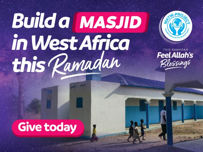 Help Derya Katiksiz Build A Masjid + A Water Well In West Africa ...