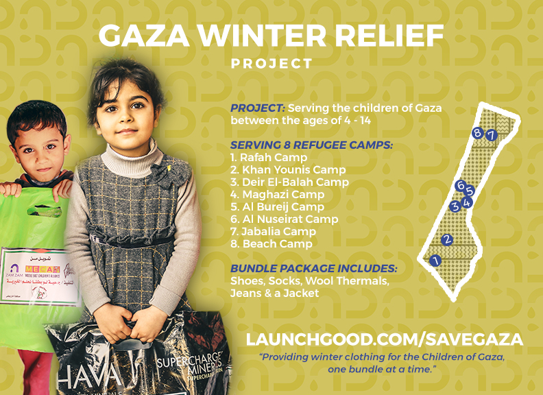 Gaza Winter Relief - Zam Zam & PaliRoots | LaunchGood