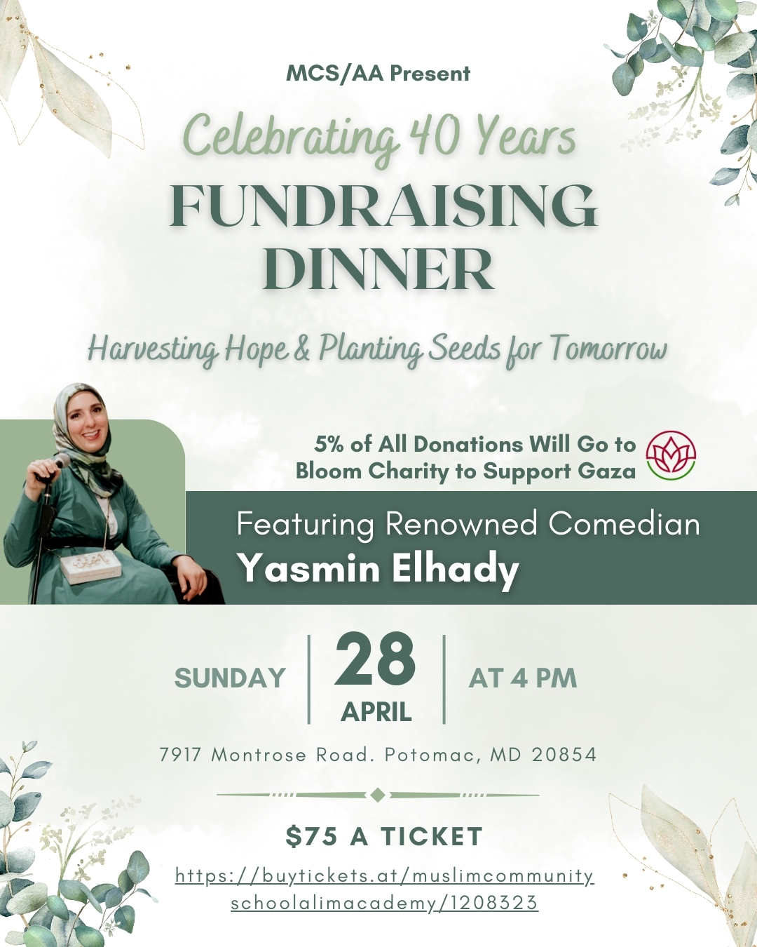 Celebrating 40 Years: Fundraising Dinner | LaunchGood | LaunchGood