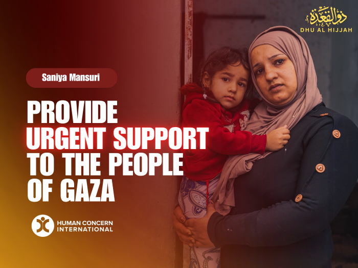 Support the People of Gaza w/Saniya Mansuri | LaunchGood | LaunchGood