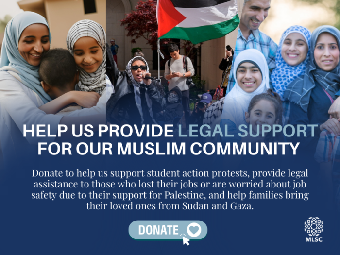 Provide Legal Support to Muslims | LaunchGood | LaunchGood