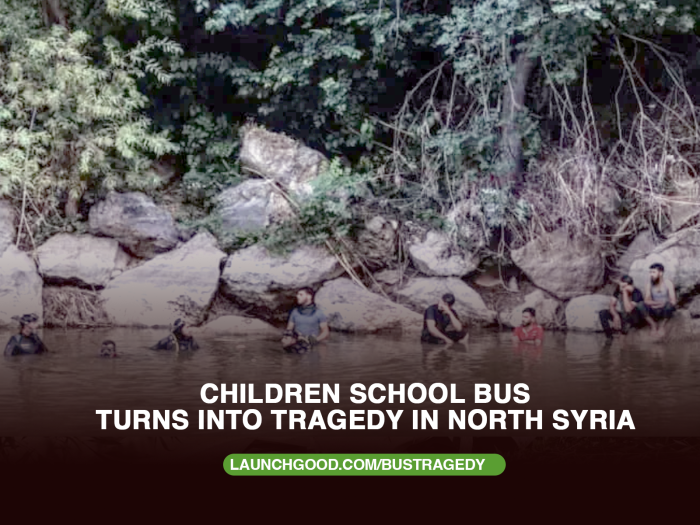 Children School Bus Turns Into Tragedy in North Syria | LaunchGood ...