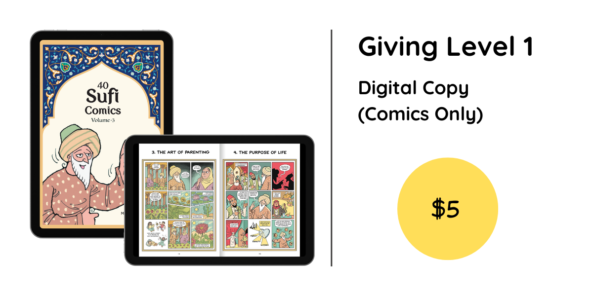 Preorder 40 Sufi Comics - Volume 3: Stories of Wisdom and Reflection | LaunchGood | LaunchGood