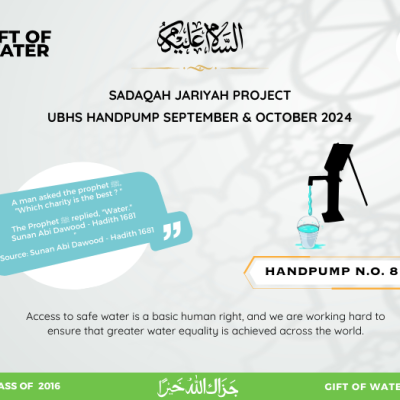 UBHS Handpump September 2024 | LaunchGood | LaunchGood