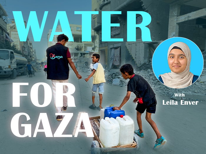 Clean Water for Gaza | Leila for Palestine with Basmah | LaunchGood | LaunchGood