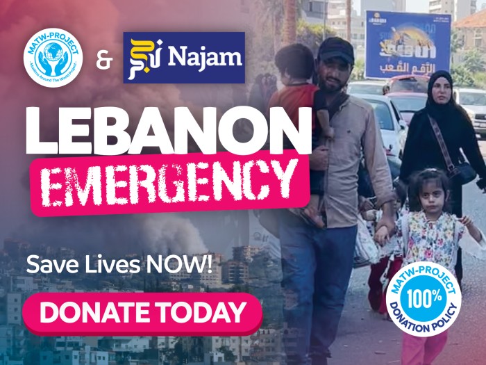 Lebanon Needs You - Your Donation Brings Immediate Aid to Families in ...