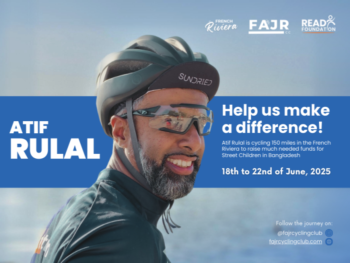 Atif Rulal is Cycling 150 Miles for Street Children in Bangladesh ...