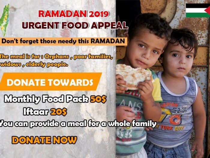 Ramadan 2019 Gaza emergency appeal. Your Donation will go towards helping orphans/families in ...