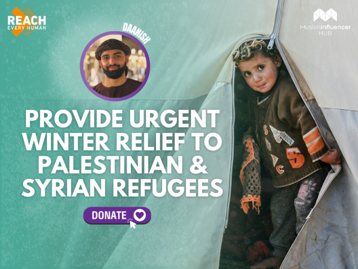 Provide Urgent Winter Relief with Daanish | LaunchGood | LaunchGood
