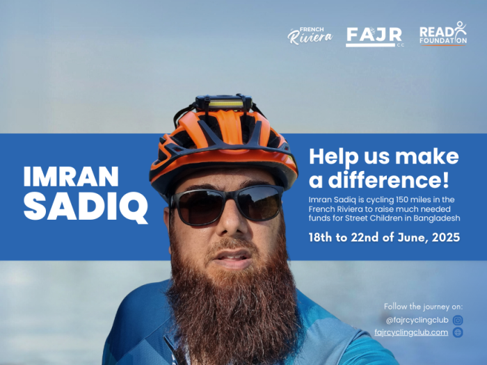 Imran Sadiq is Cycling for Street Children in Bangladesh | LaunchGood ...