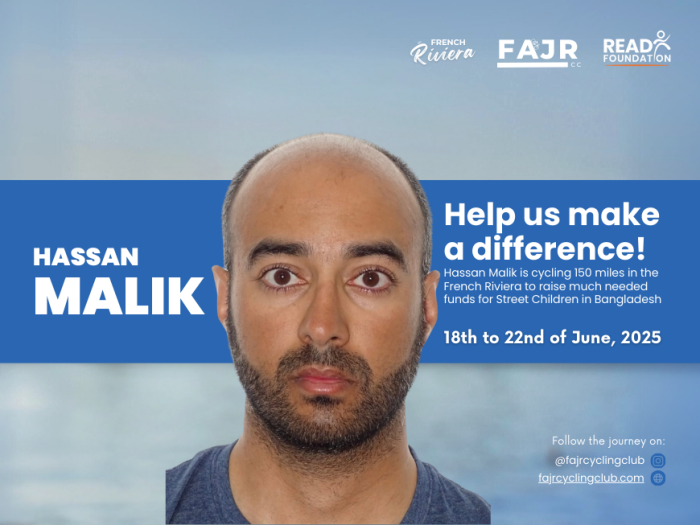 Hassan Malik is Cycling for Street Children in Bangladesh | LaunchGood ...