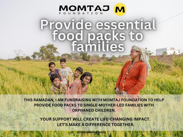 Aneeqa's Ramadan Campaign with Momtaj Foundation | LaunchGood | LaunchGood